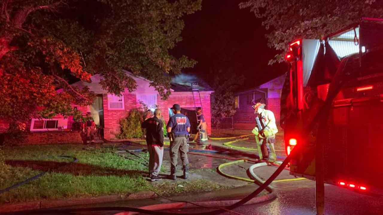 Tulsa Firefighters Respond To House Fire