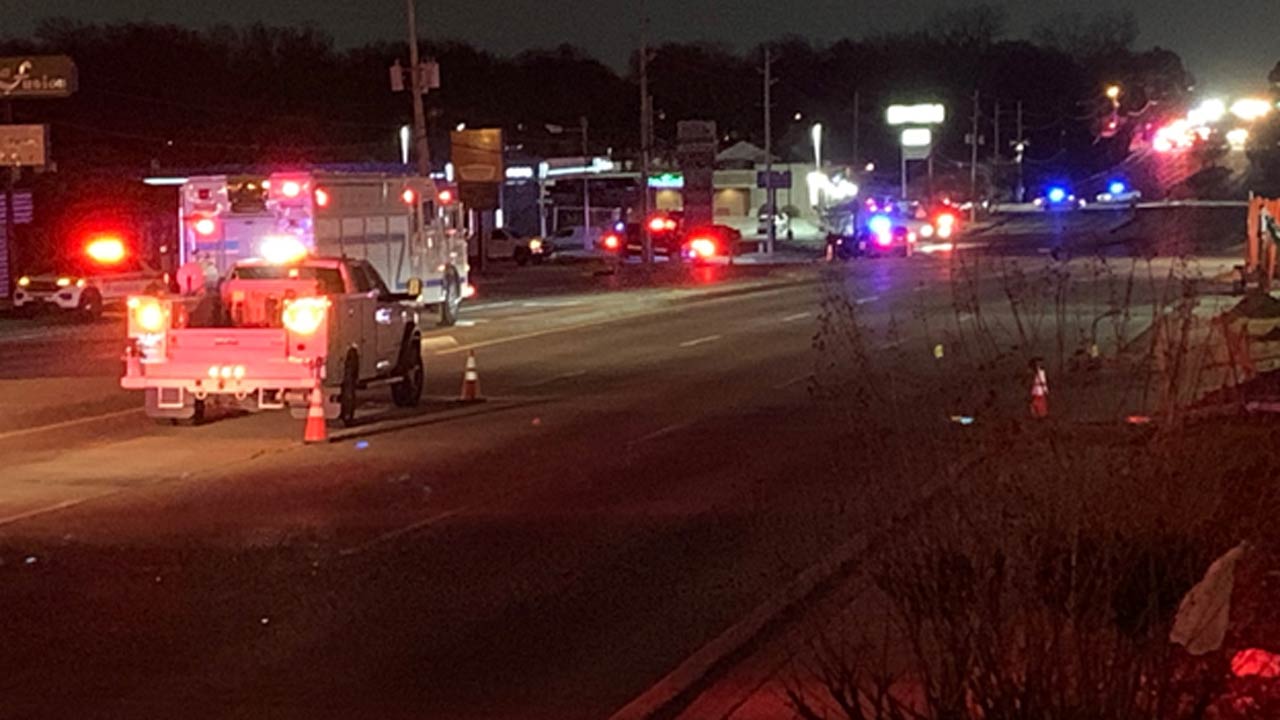 Tulsa Crews Block Traffic Along 71st After Gas Line Hit