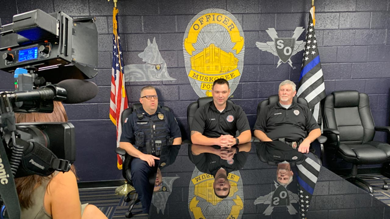 Muskogee Officers Recount Water Rescue That Saved Woman's Life