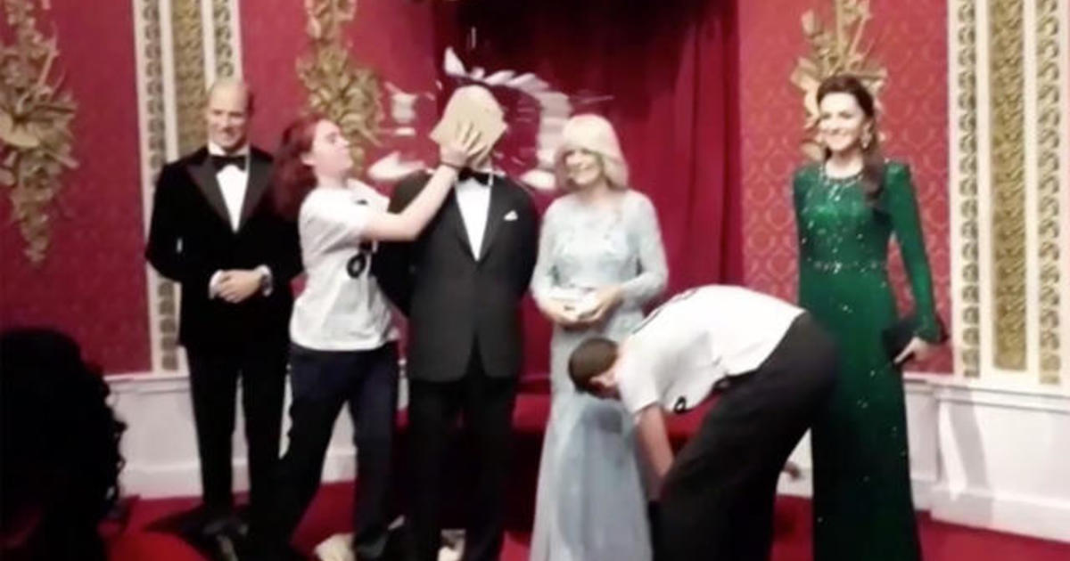 Climate Activists Cover Waxwork Model Of King Charles III With ...