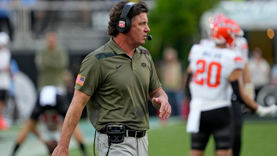 Watch: Mike Gundy Has Shared His Opinion On Society Multiple Times In ...