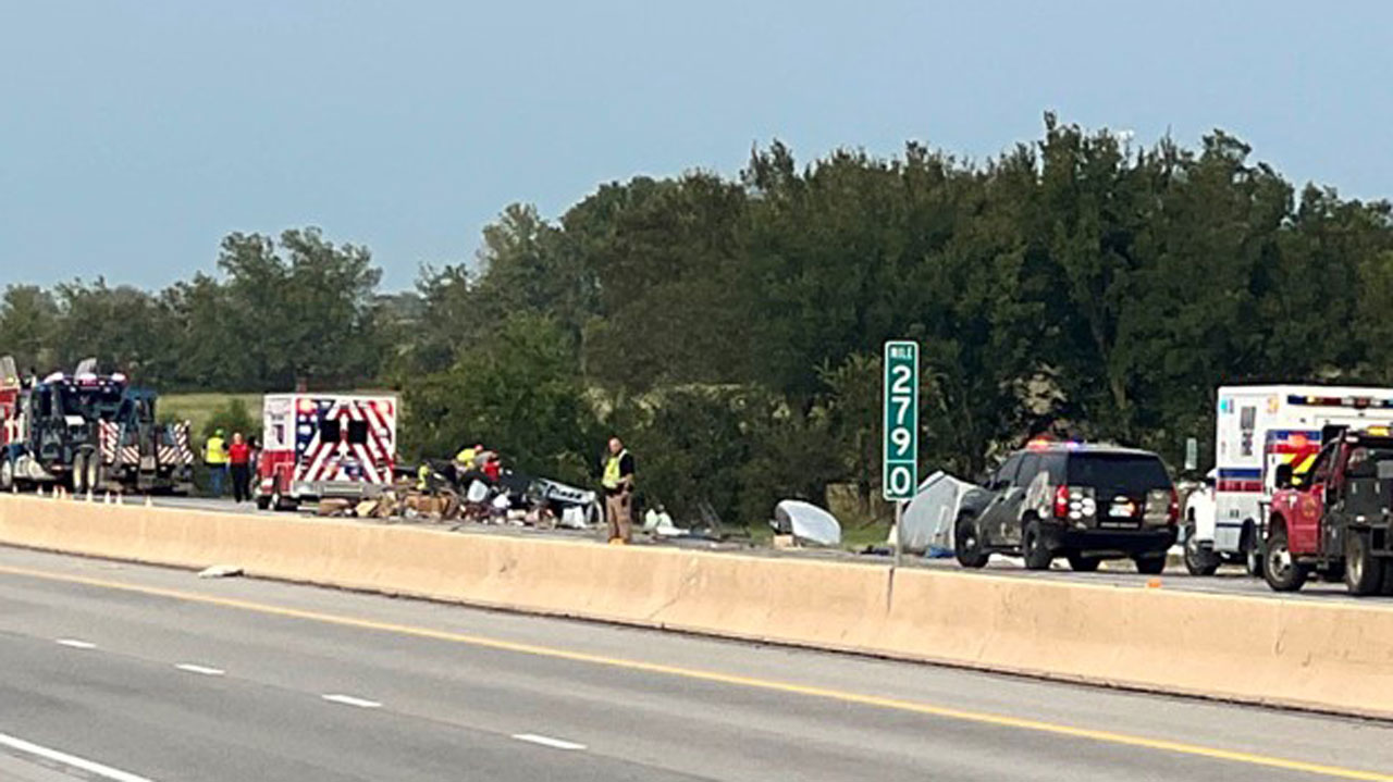 Crash Involving Semi And Truck Partially Closes Will Rogers Turnpike