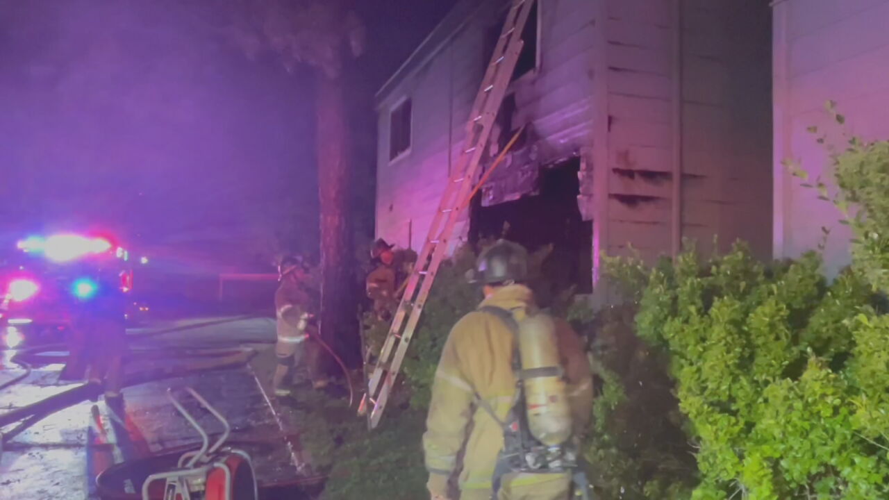 Firefighters Battle Heavy Flames Overnight At Tulsa Apartment Complex