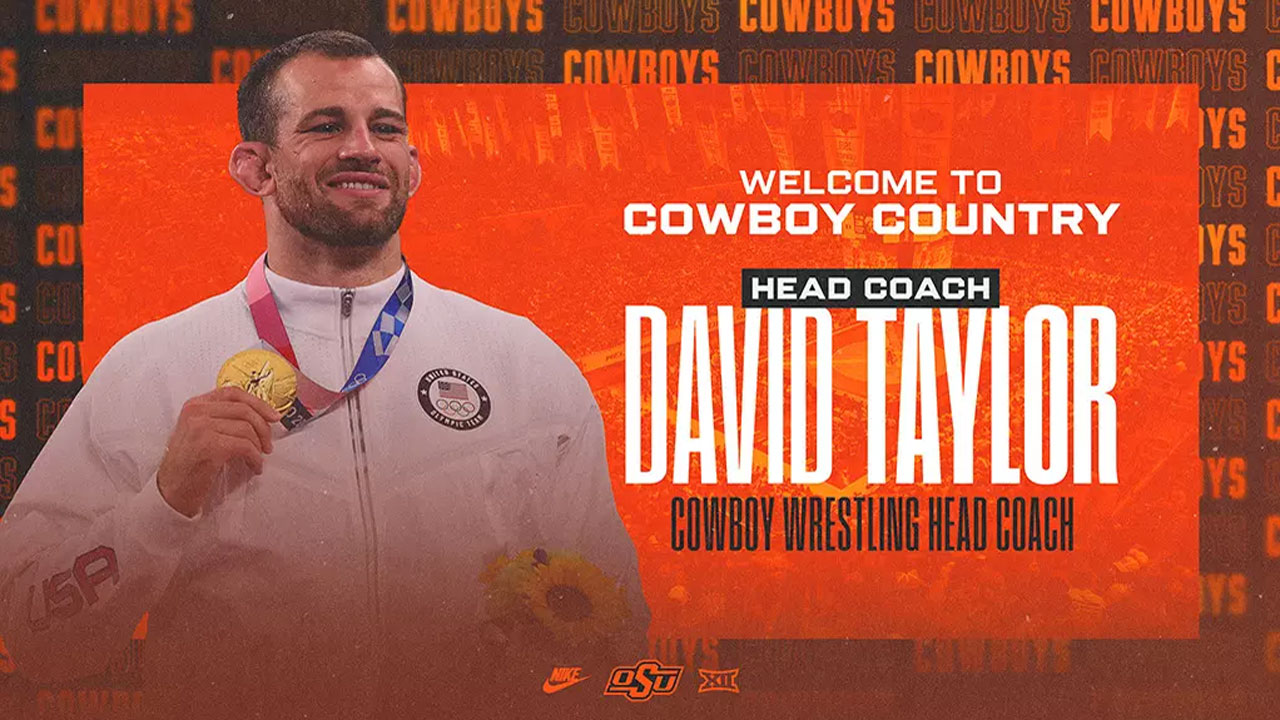 Oklahoma State Names David Taylor, Olympic Gold Medalist, As Wrestling ...