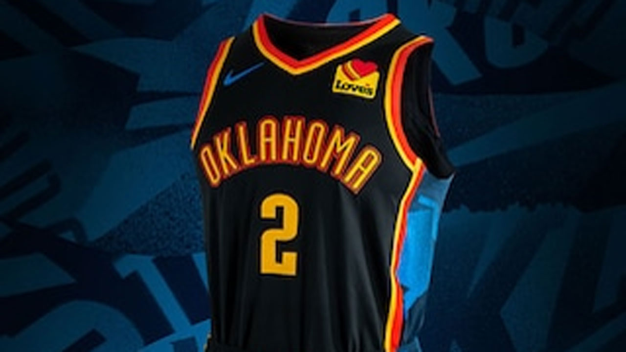Thunder City Edition Uniform Design Pays Tribute To Oklahoma's ...