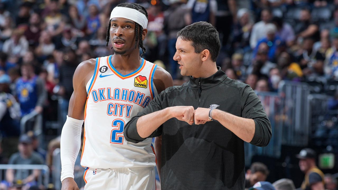 OKC Thunder's SGA, coach Mark Daigneault named NBA Western Conference ...