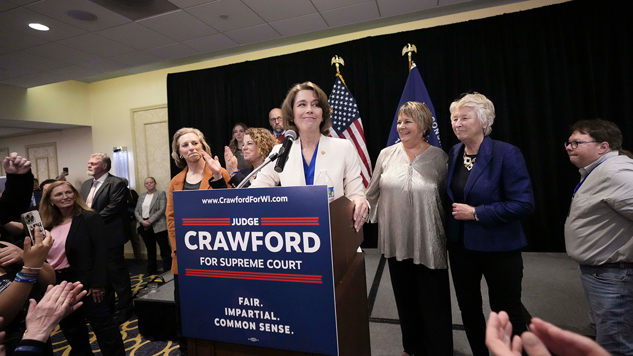 Wisconsin Supreme Court race won by Susan Crawford, with support from ...