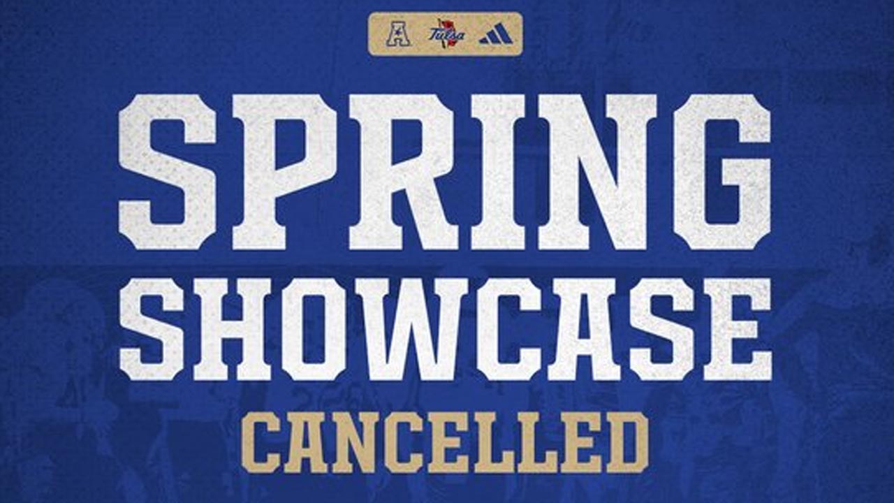 Tulsa Football Spring Showcase canceled due to weather
