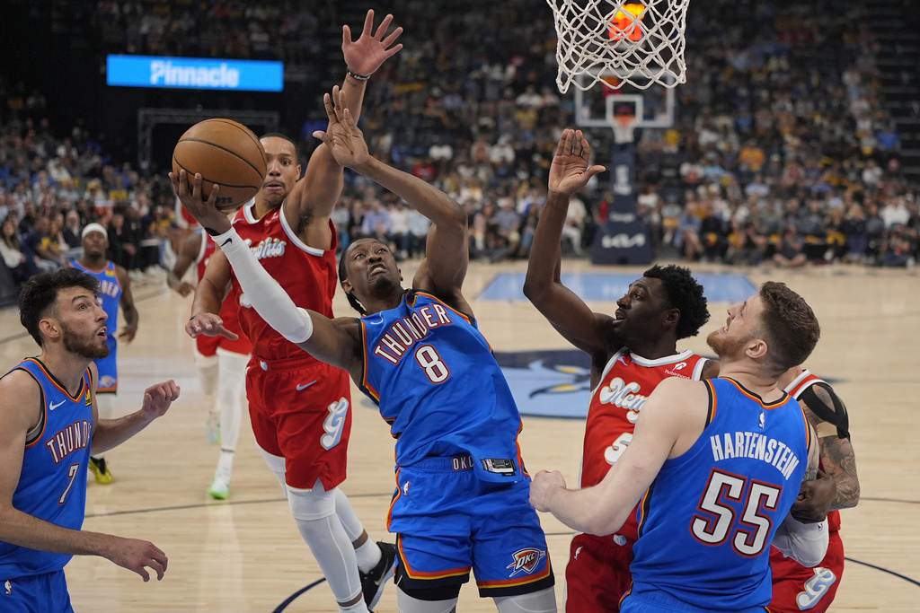 Thunder complete sweep of Grizzlies, reach Western Conference ...