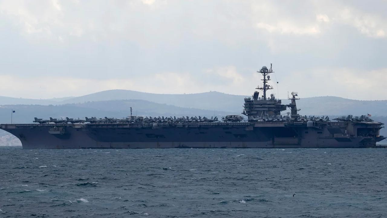 USS Truman aircraft carrier loses $60M fighter jet in Red Sea, Navy says