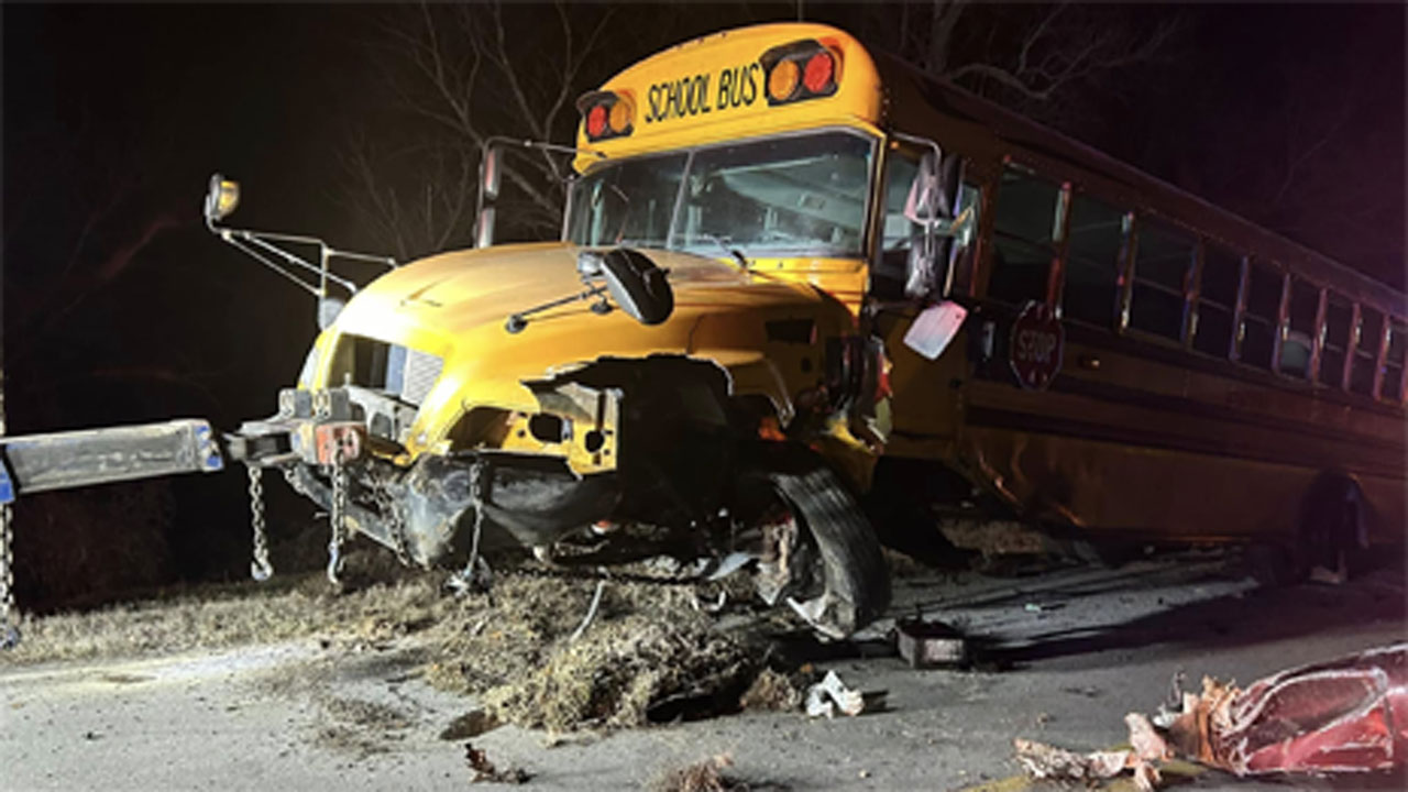 1 Dead In Crash Involving School Bus Near Foyil; All Children Safe