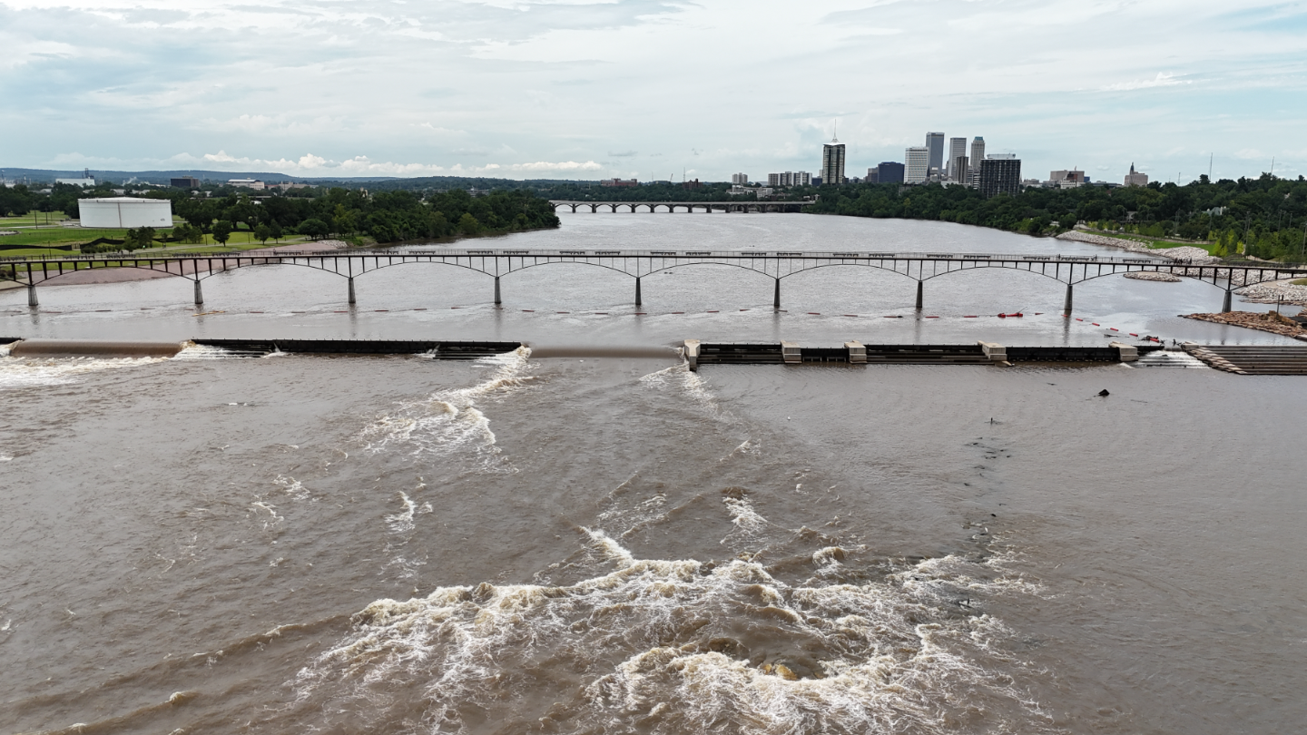 Arkansas River Remains High, Zink Lake, Wave Park Re-opening TBD