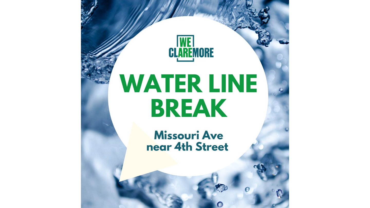Water Line Breaks in Claremore, local crews respond