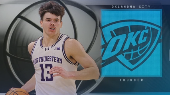 Thunder select Northwestern guard Brooks Barnhizer with the No. 44 pick ...