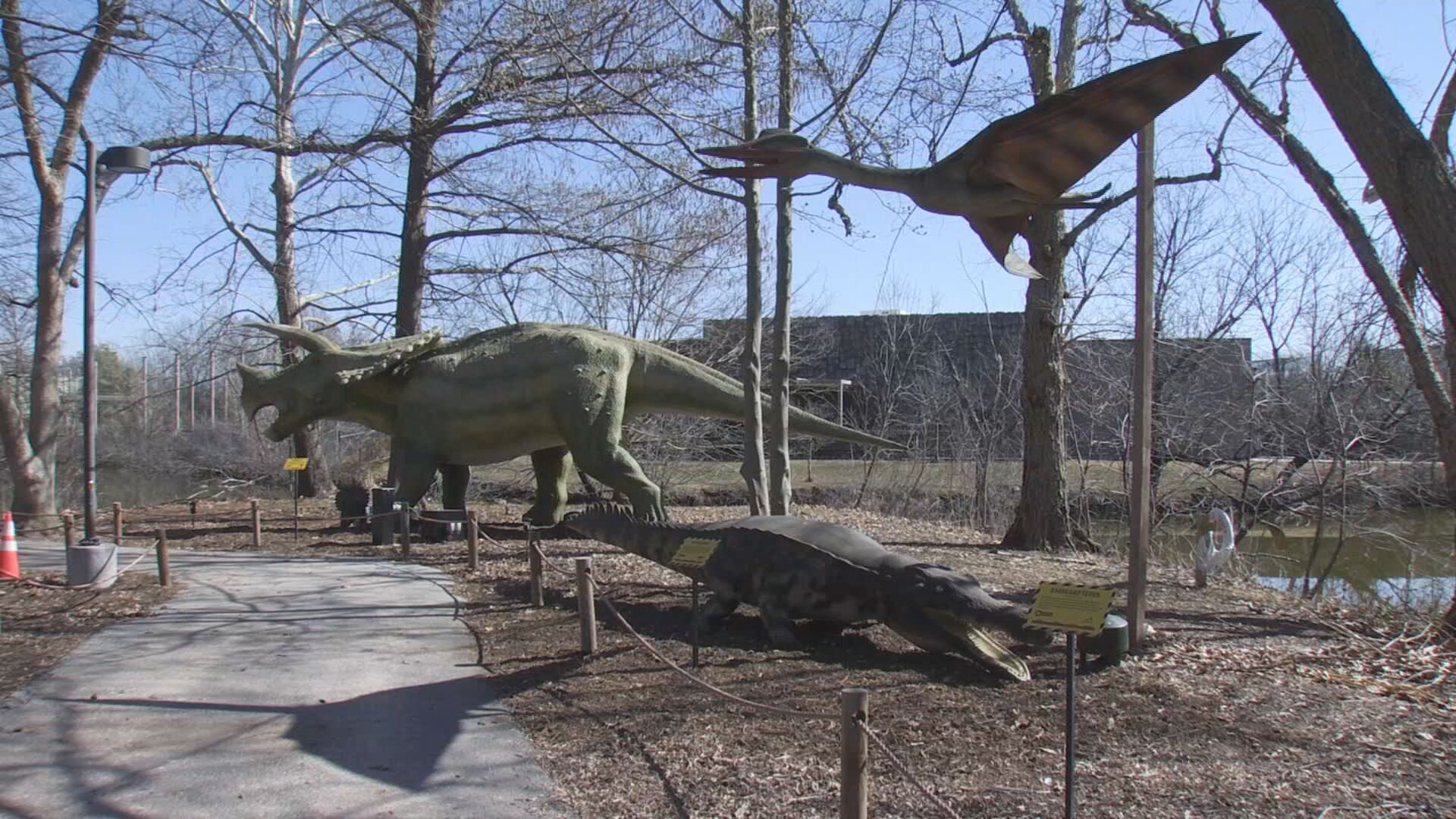 Tulsa Zoo gives first look at new dinosaur exhibit