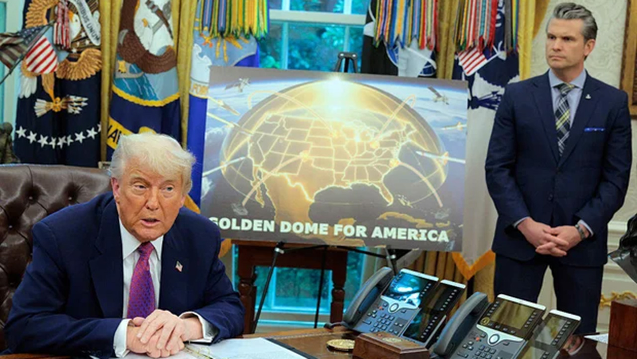 Trump announces $25 billion and architectural design for "Golden Dome ...