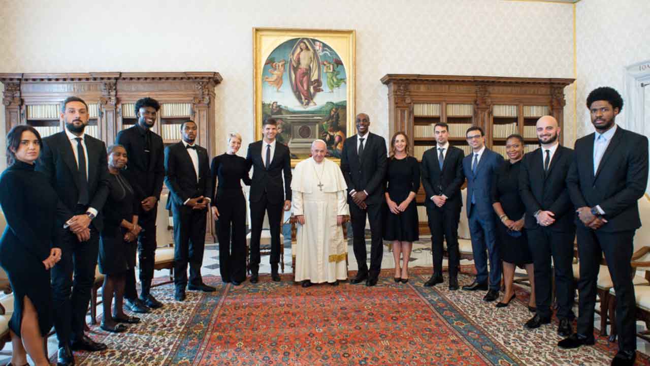 Pope Francis Meets With NBA Players To Discuss Their Social Justice Efforts