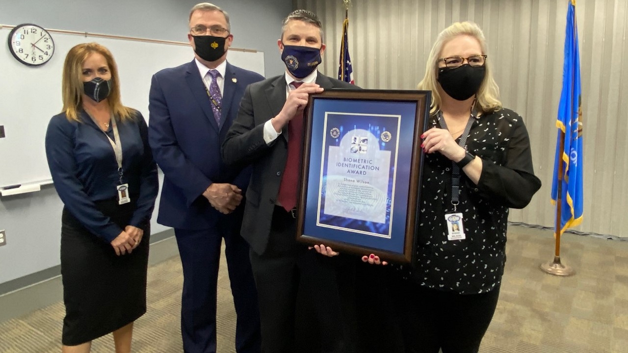 OSBI Criminalist Earns Prestigious Award For Work Solving 2012 Homicide