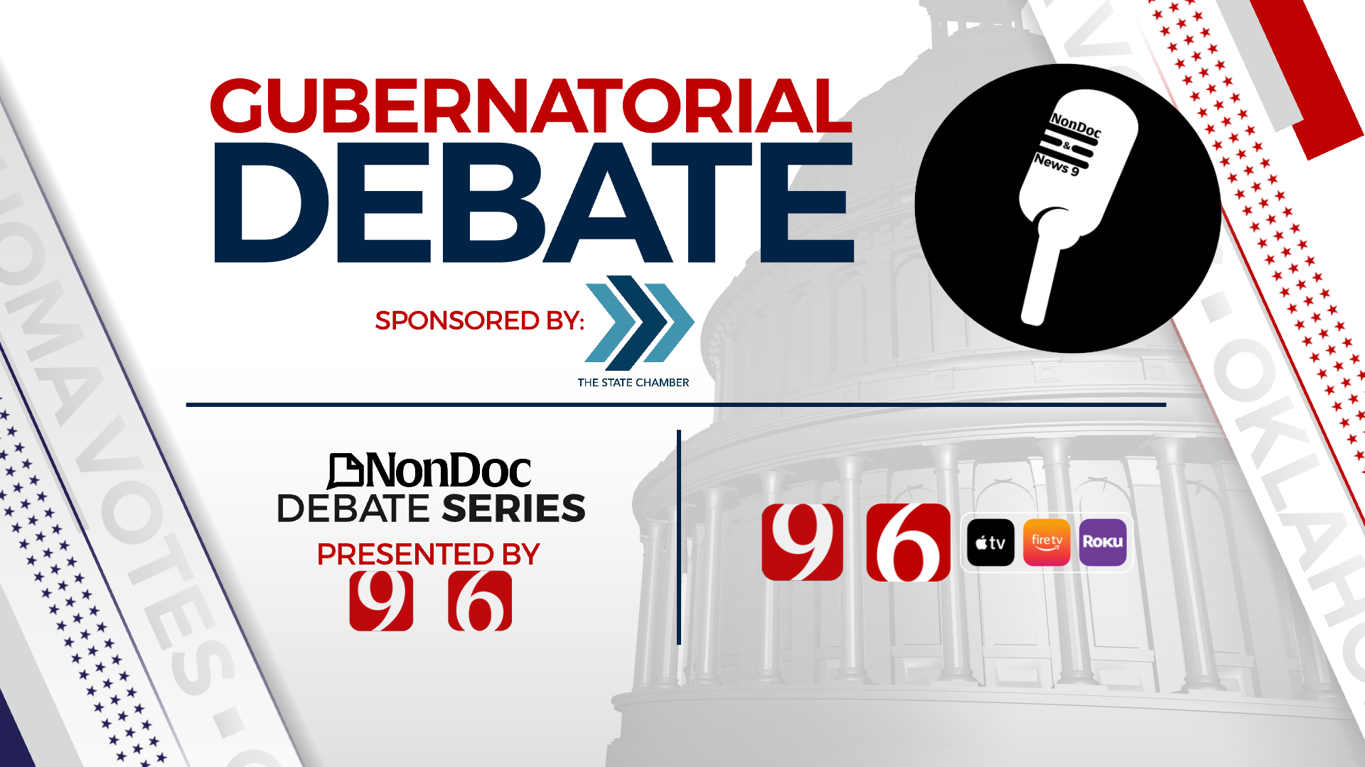 WATCH: Oklahoma's 2022 Gubernatorial Debate WATCH: Oklahoma's 2022 Gubernatorial Debate