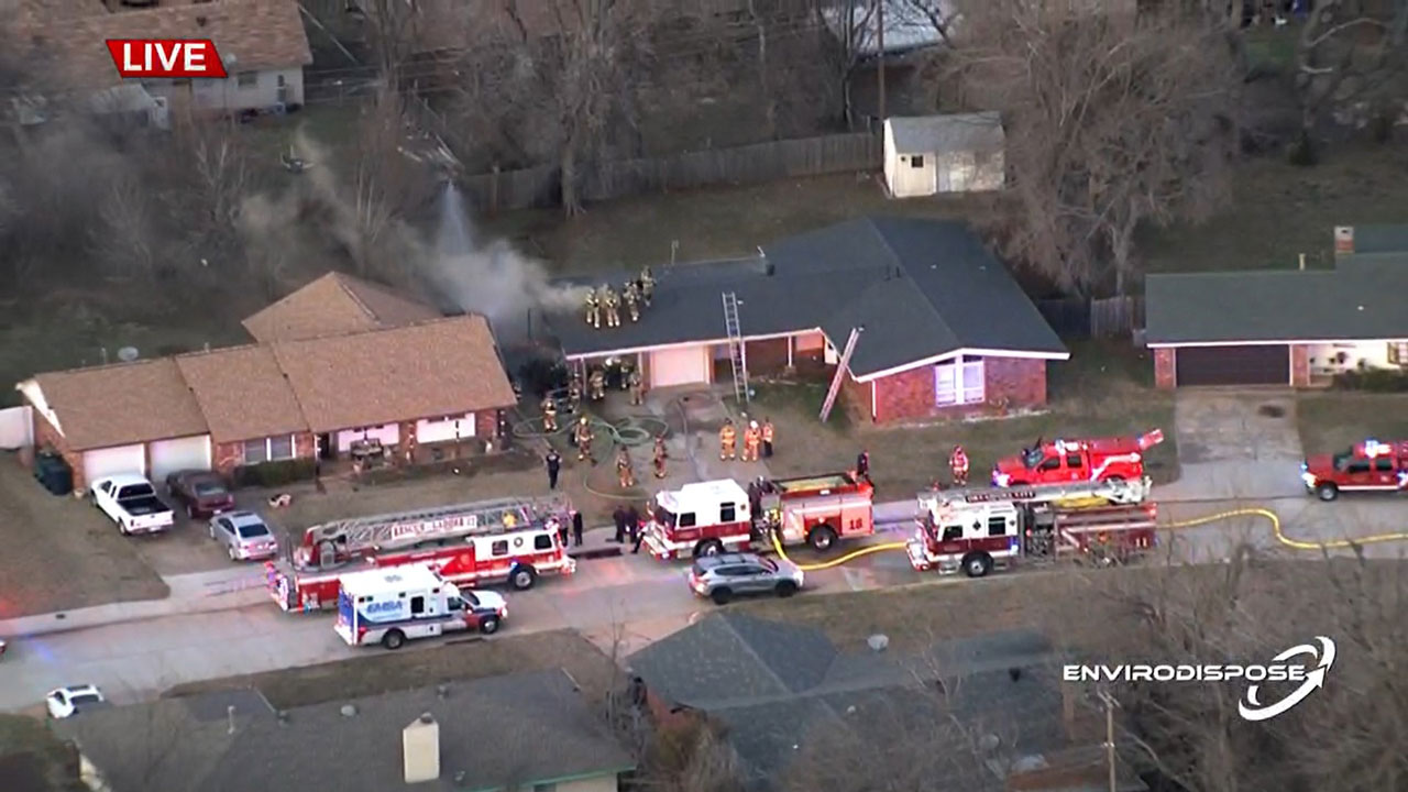Fire Crews Respond To NE OKC House Fire