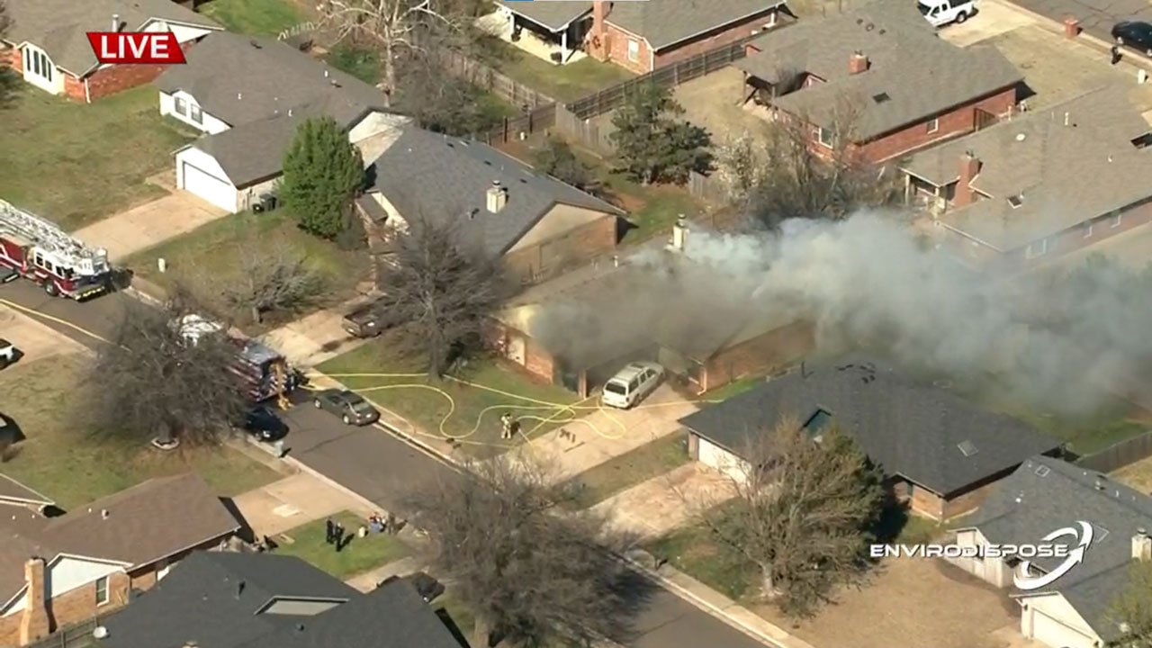 Fire Crews Respond To Edmond House Fire