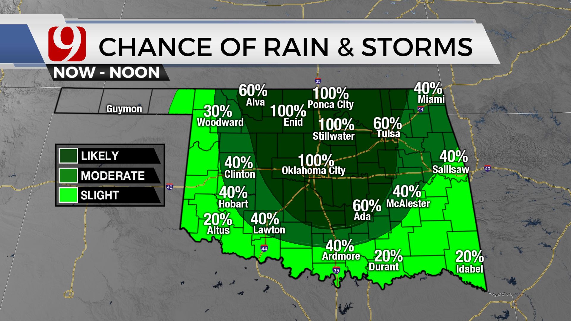 Heavy Rain In Spots, Rain Moves Out This Afternoon