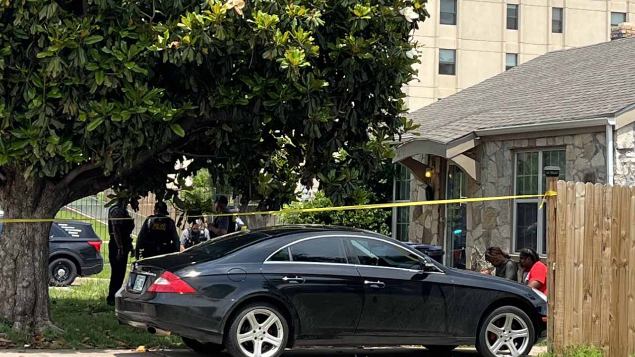 Man Sitting In Car Shot, Taken To Hospital