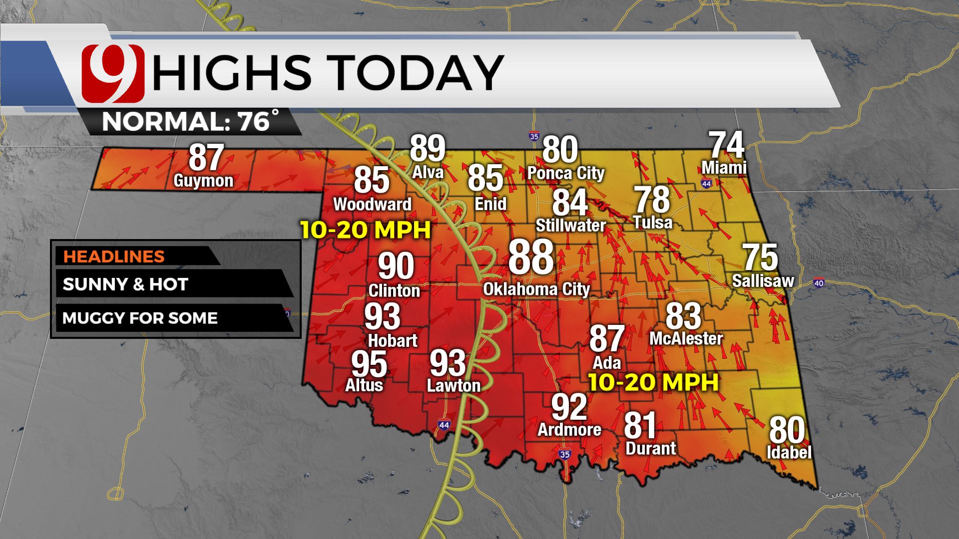 Hot This Weekend With Severe Storms Possible