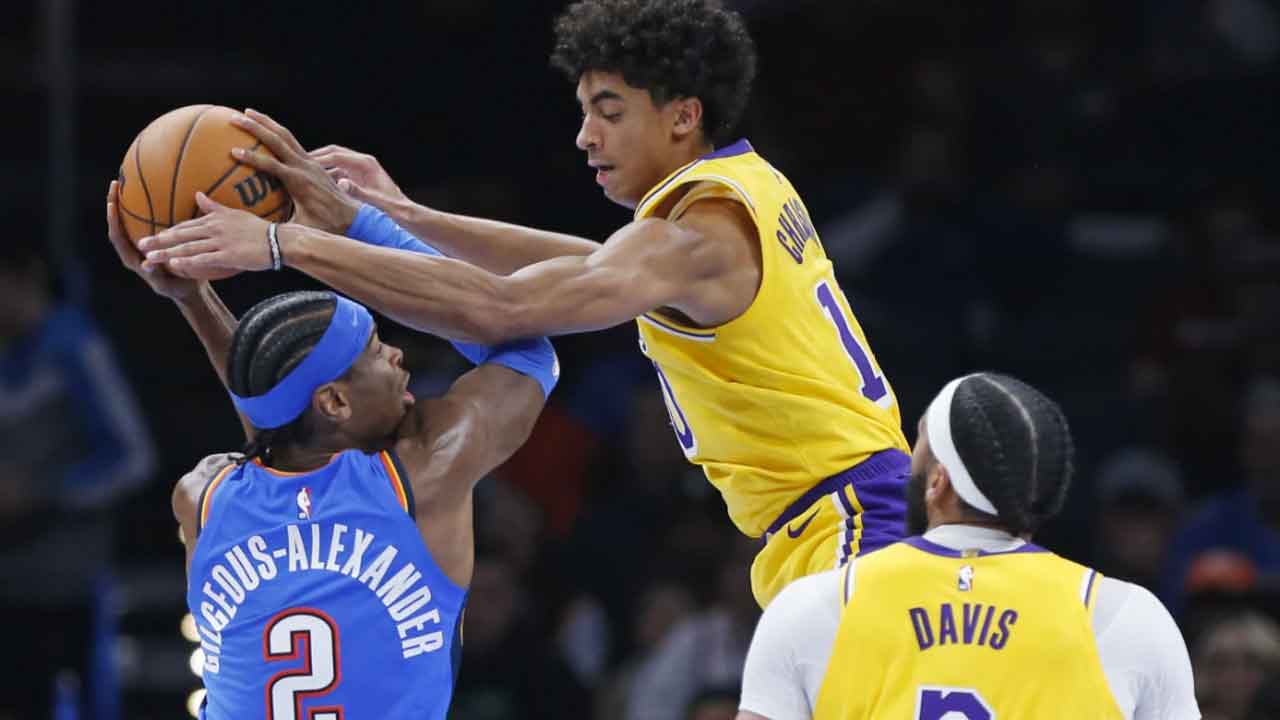 Shai Gilgeous-Alexander Scores 33 As Thunder Beat Lakers 133-110