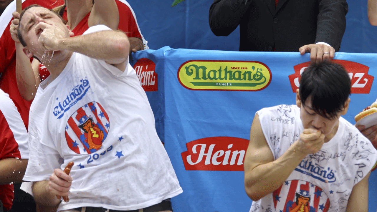 Hot Dog-Eating Champs Joey Chestnut And Takeru Kobayashi Will Go Head ...