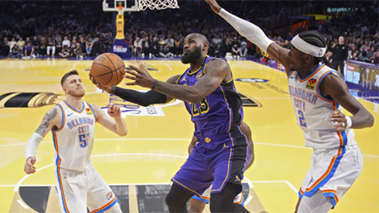 SGA Scores 36 Points As Thunder Defeat Lakers 101-93 In NBA Cup Game