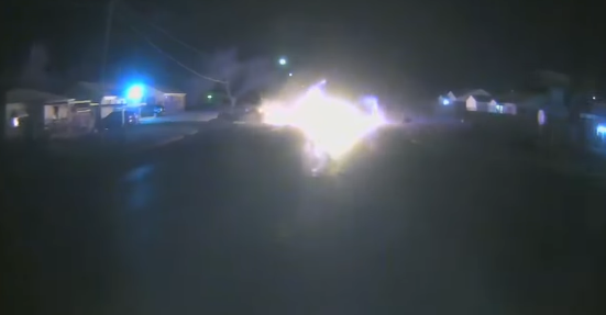 DASHCAM VIDEO: Fireball erupts after speeding pickup collides into OKC ...