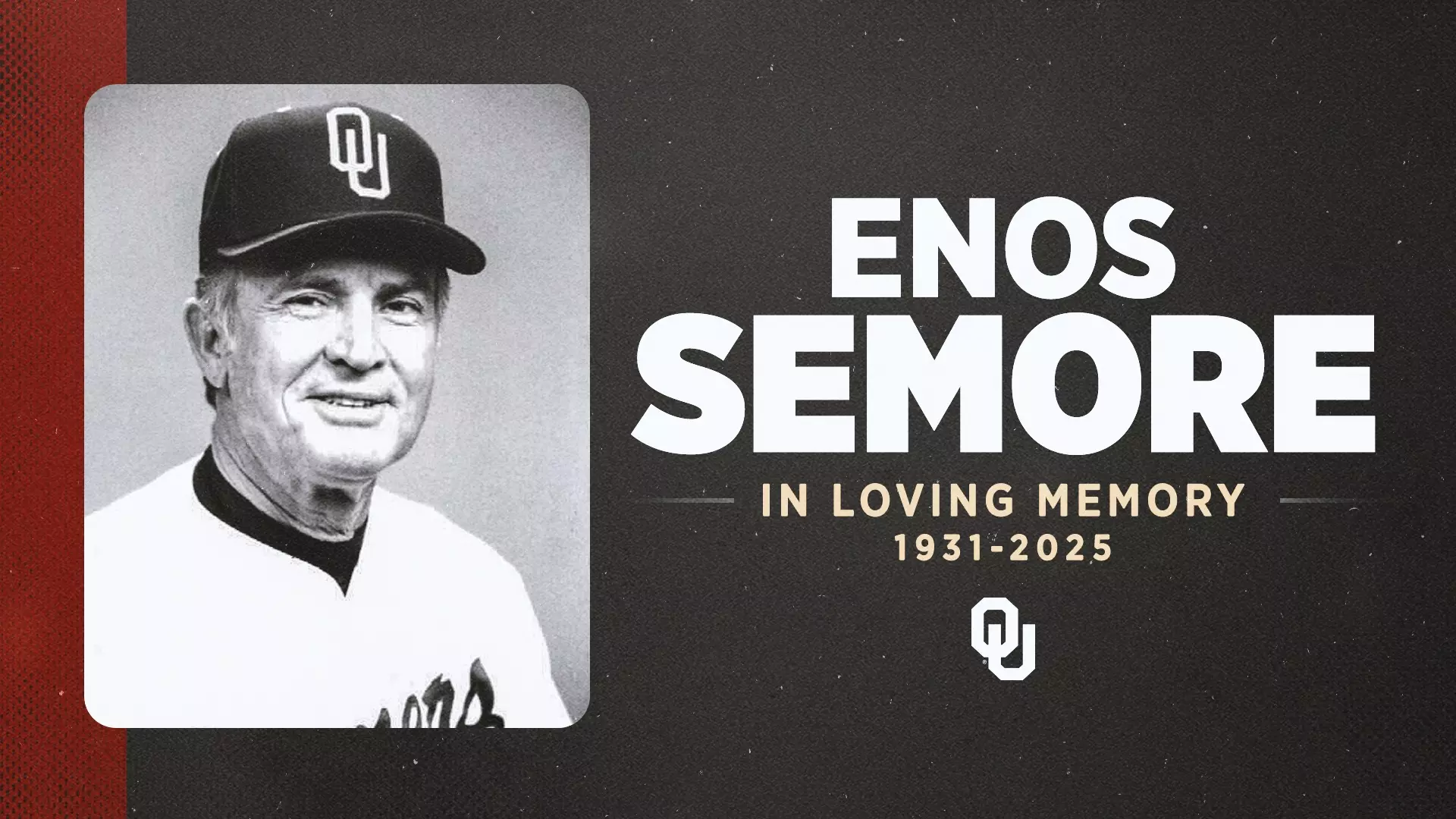 Former OU Baseball Coach Enos Semore passes away at 93