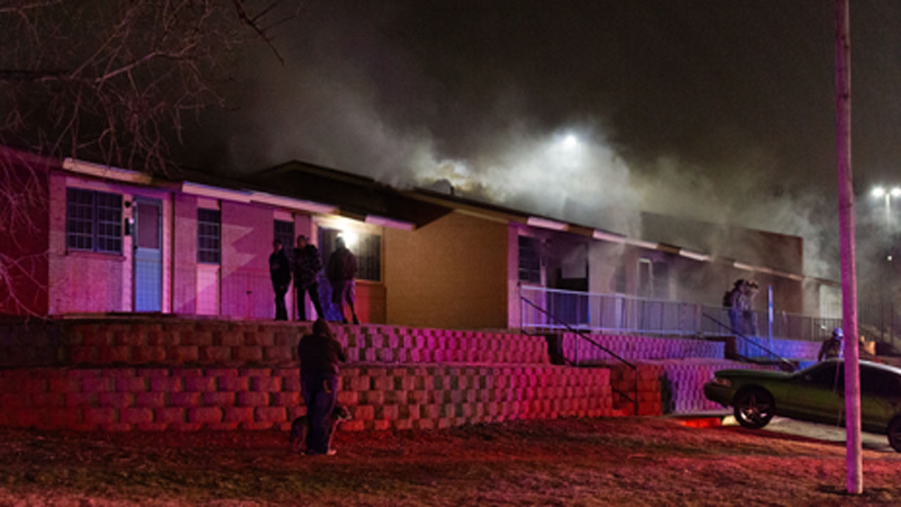 Fire spreads from shed to apartment attics in SE OKC; Residents displaced