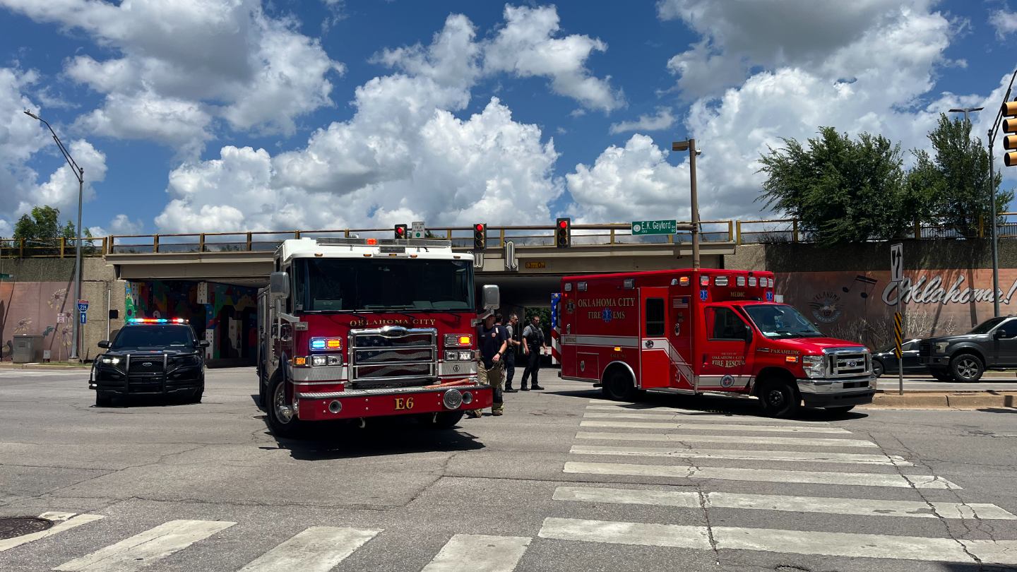 Authorities respond to possible hit-and-run in downtown OKC