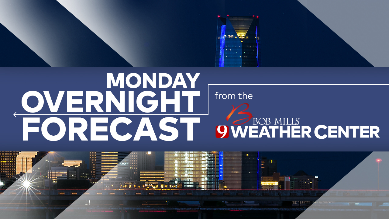 David Payne's Monday overnight forecast