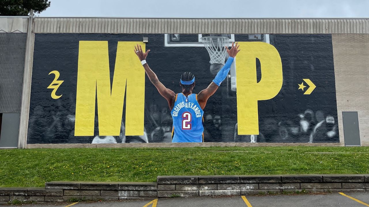Converse celebrates Shai Gilgeous-Alexander with MVP mural in OKC