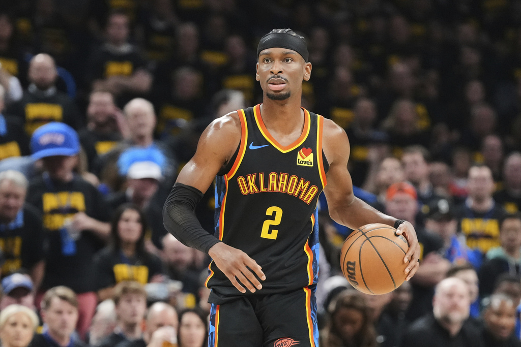 Gilgeous-Alexander scores 34 as Thunder roll past Nuggets 149-106, tie West semis at 1-1