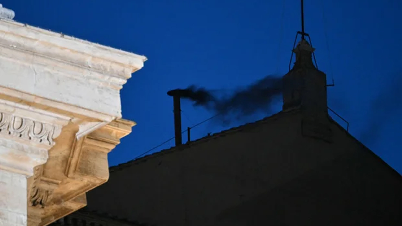 2025 papal conclave begins at Vatican, with black smoke indicating no ...