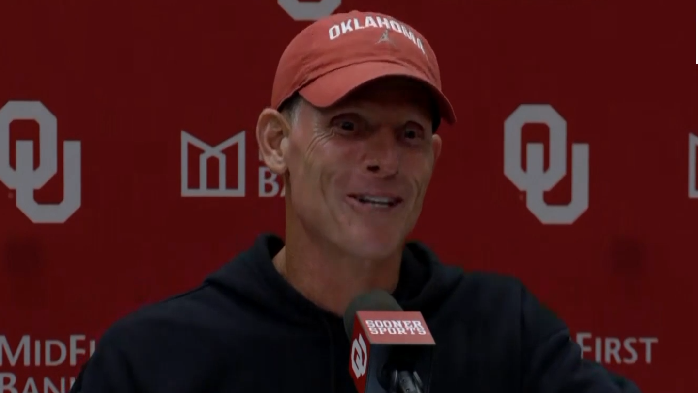 OU coach Brent Venables reacts after Sooners’ win over Michigan ...